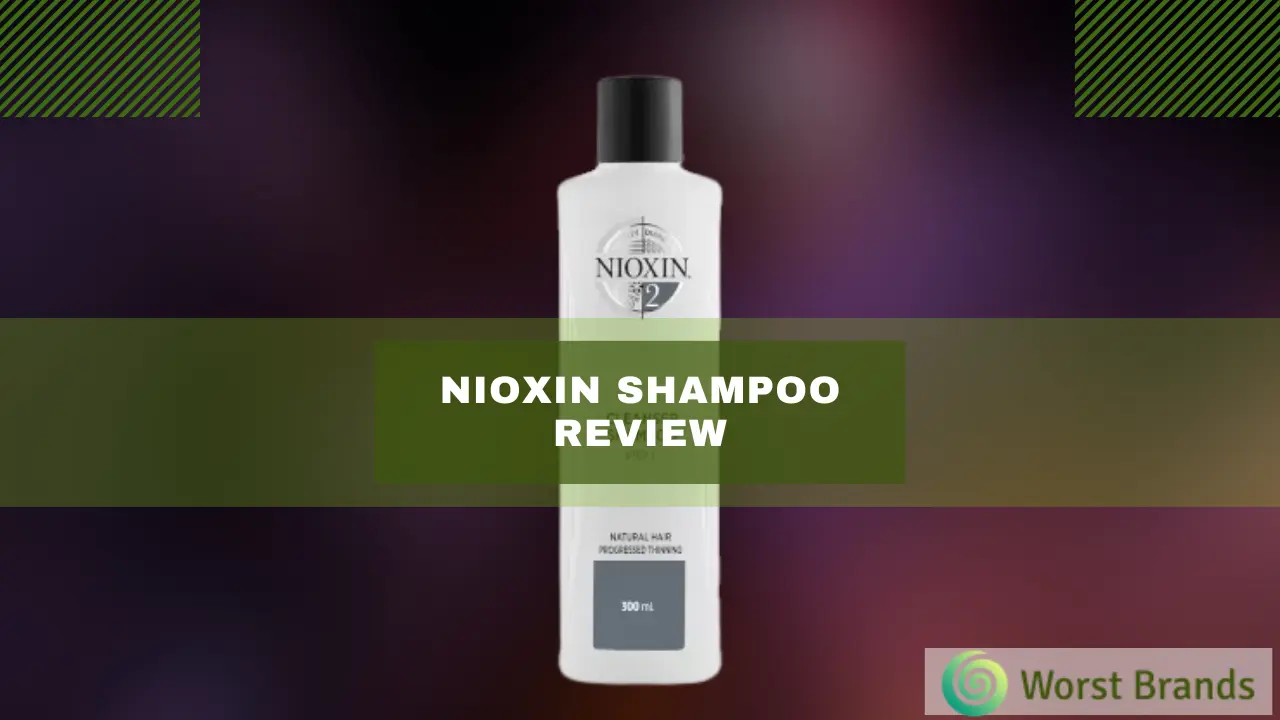 Nioxin Shampoo Review [Is It Good for Thinning Hair?] - Worst Brands