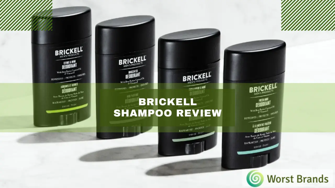 Brickell Shampoo Review 2025 - Is It Worth Buying? - Worst Brands