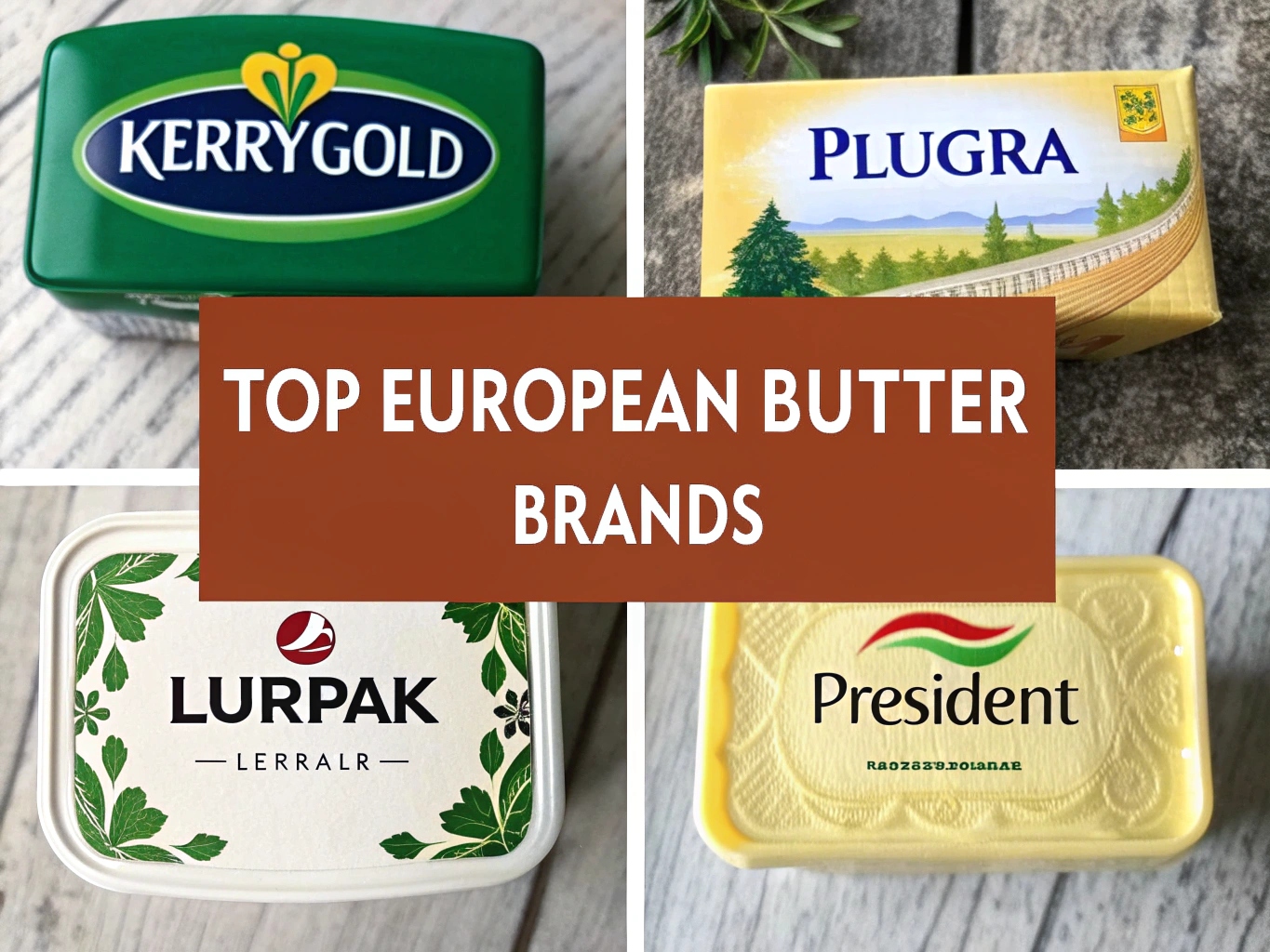 List of Top European Butter Brands - Worst Brands